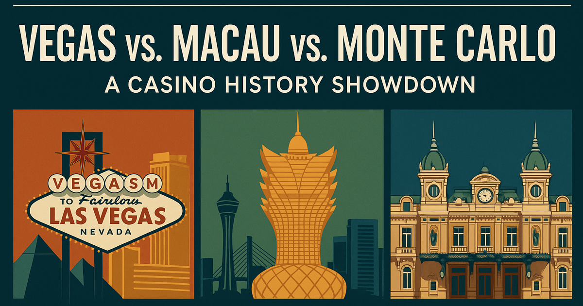 Vegas vs. Macau vs. Monte Carlo: Who Made Gambling History?